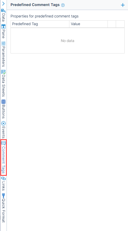Right Panel - Comment Tags – Bizview v24