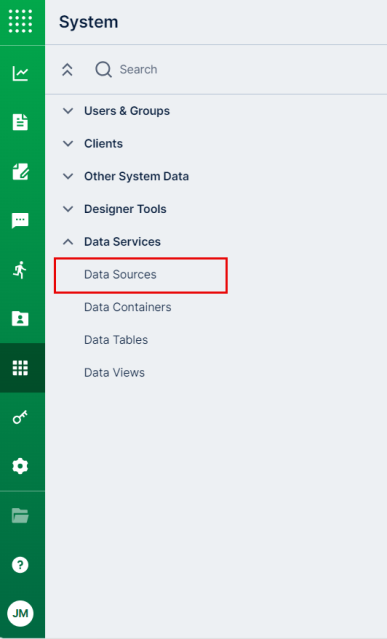 Data Sources – Bizview v24