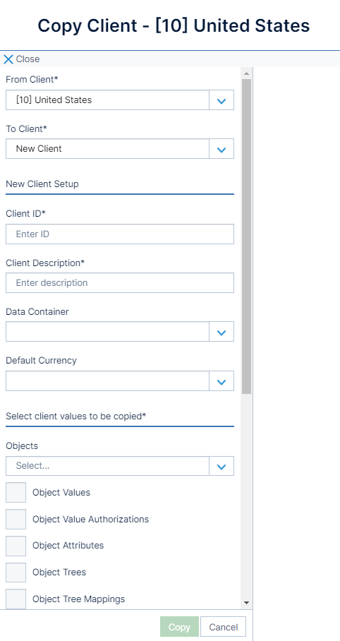 Copy Client – Bizview v24