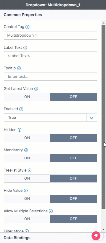 Dropdown – Bizview v24