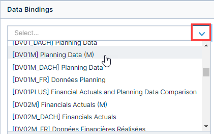 Data Bindings – Bizview v24