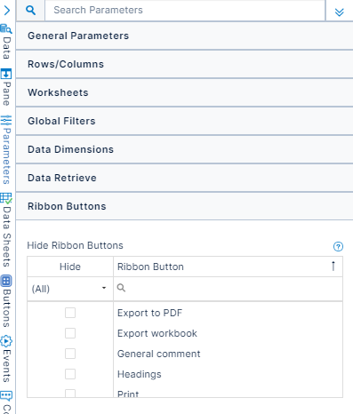 HIDE_RIBBON_BUTTONS – Bizview v24