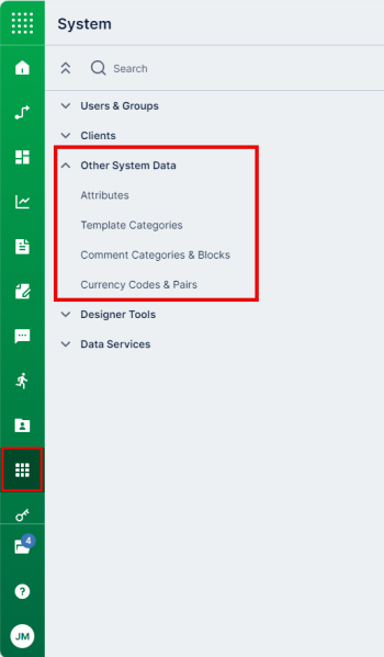 Other System Data – Bizview v24