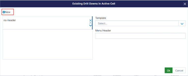 Inserting a Drill Down – Bizview v24