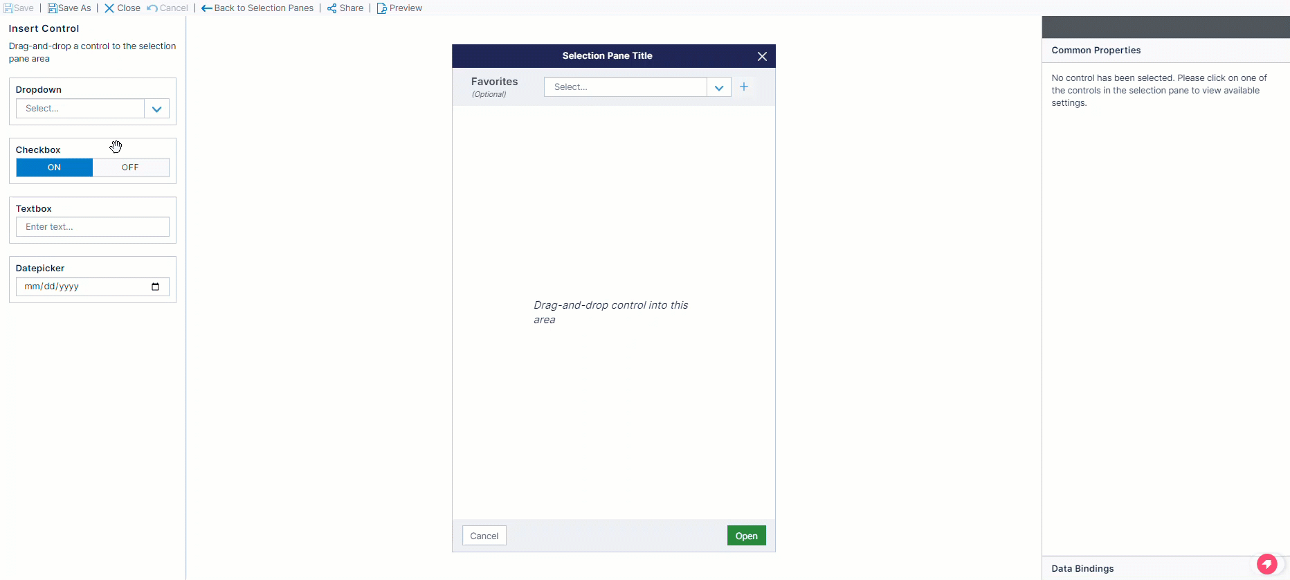 Dropdown – Bizview v24
