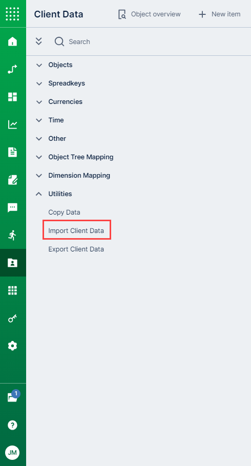 Import Client Data – Bizview v24