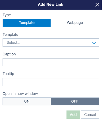 Right Panel - Links – Bizview v24