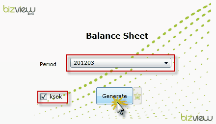 Pane Worksheet – Bizview v24