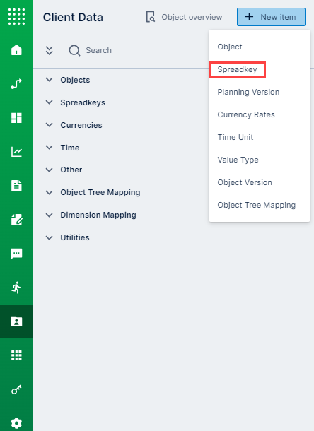 Time Spreads – Bizview v24