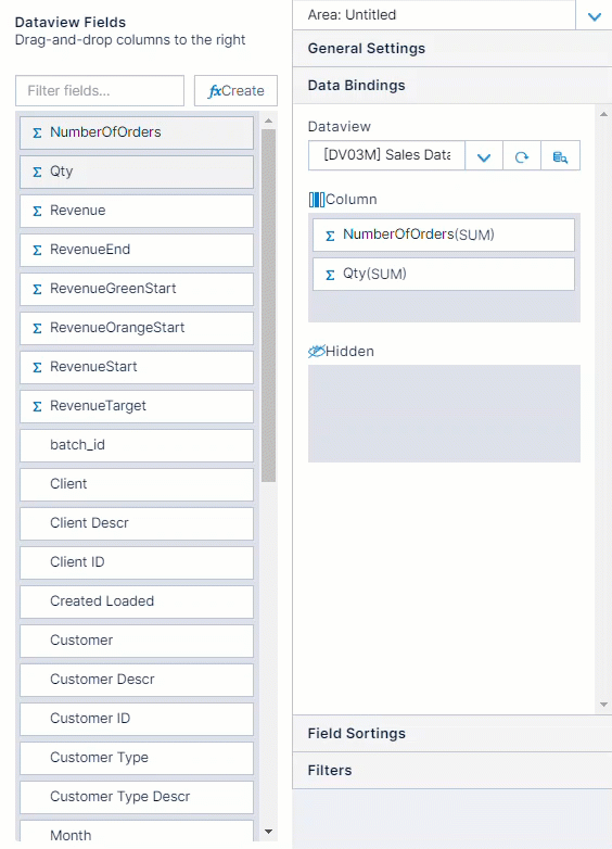 Data Bindings - Grid – Bizview v24
