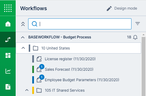 Disable/Enable Workflow Steps – Bizview v24