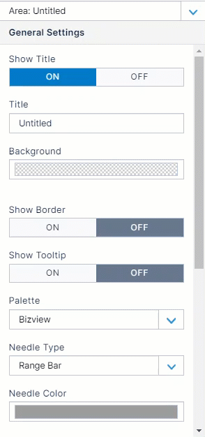 General Settings - Linear Gauge – Bizview v24