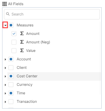 Creating an Analytics Report (Fields) – Bizview v24
