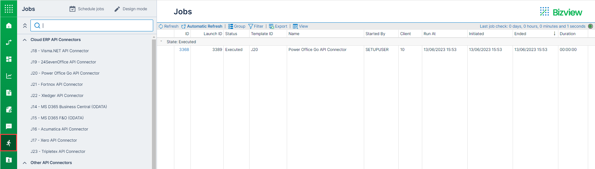 Jobs – Bizview v24