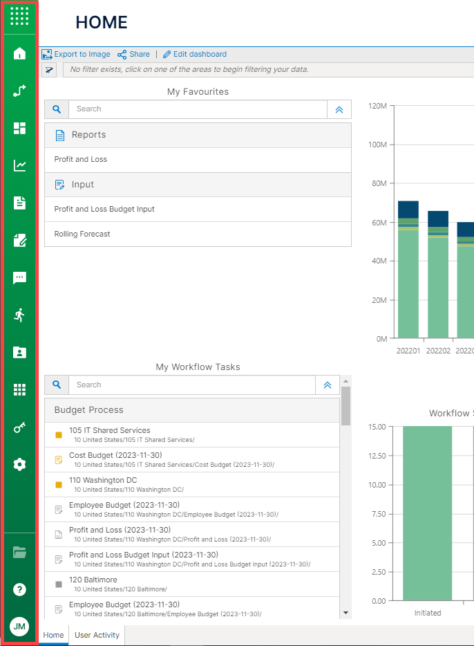 Main Menu – Bizview v24