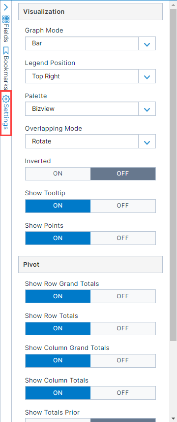 Analytics Settings – Bizview v24