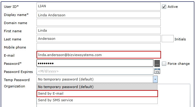 One-Time Password (OTP) Through Email – Bizview v24